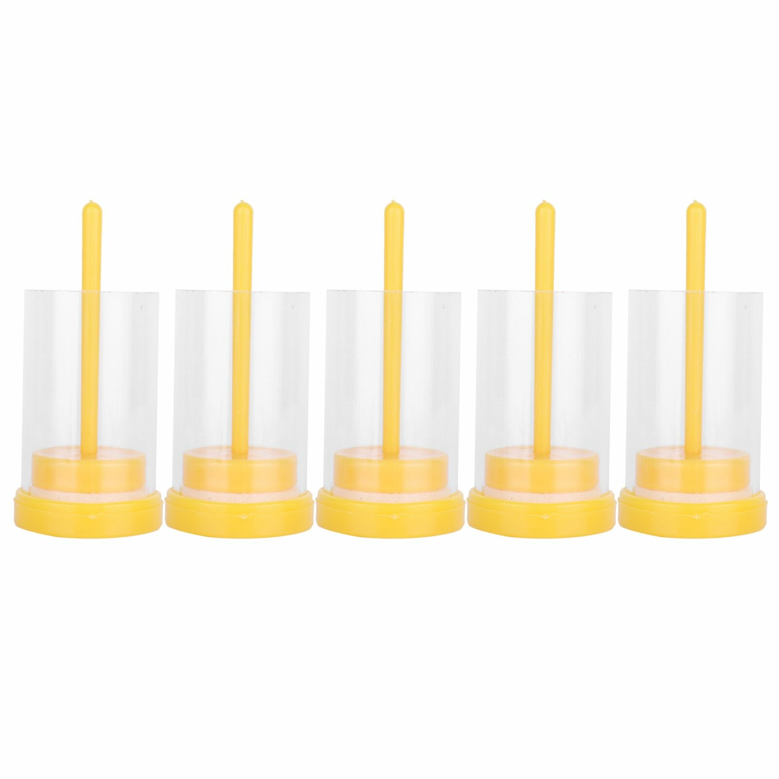 5 шт, маркировка пчелиной матки, клетка-ловушка для бутылок, трубка, легкий пластиковый аксессуар для пчеловодства