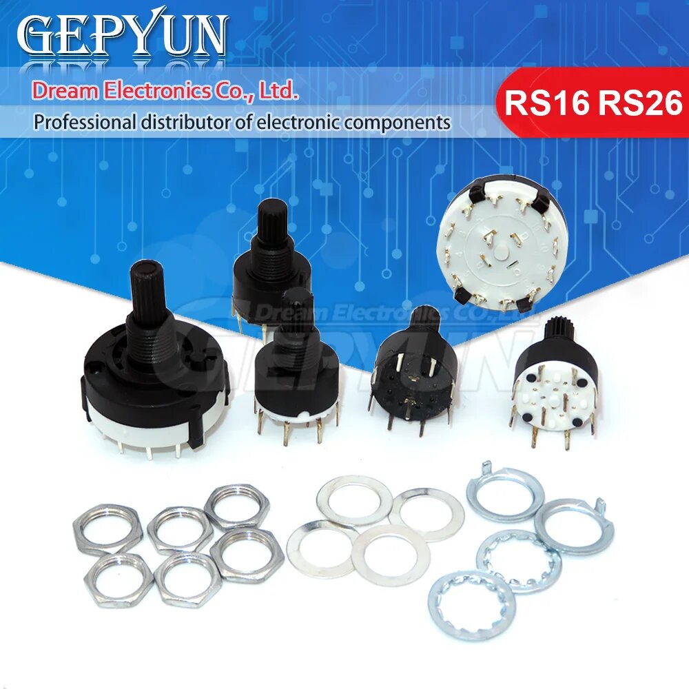 GEPYUN Переключатель Toggle Switch RS16 RS26 RS26 2 Pole 6