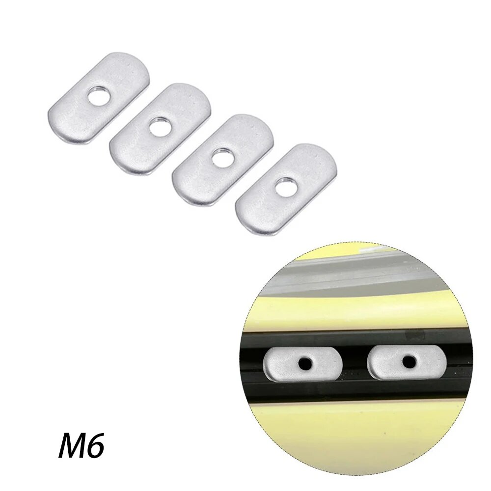 4 шт, раздвижные гайки из нержавейки для каяка M5/M6 M6