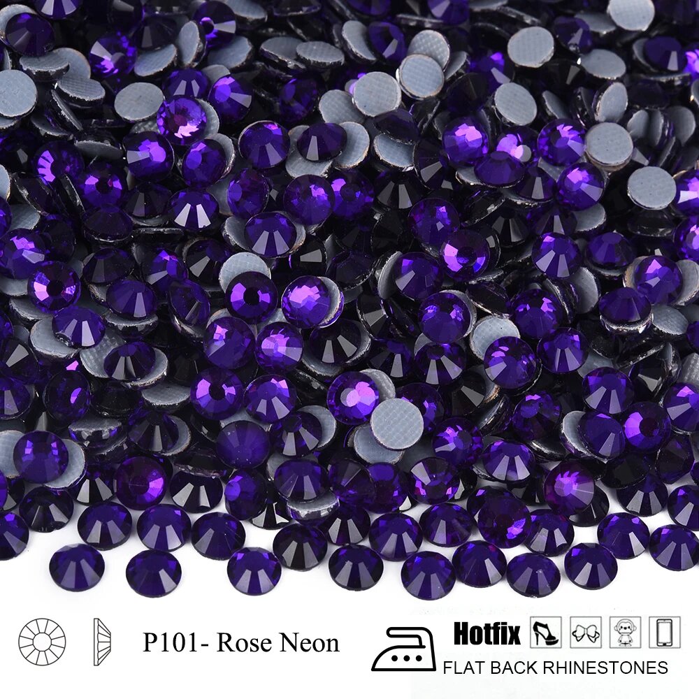 Холодная фиксация стразы OLeeya фиолетовые SS20-1440pcs, Heliotrope