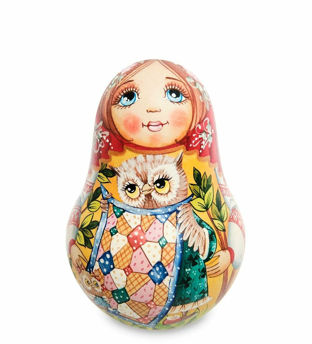 Матрешка - неваляшка Олюшка с совушкой