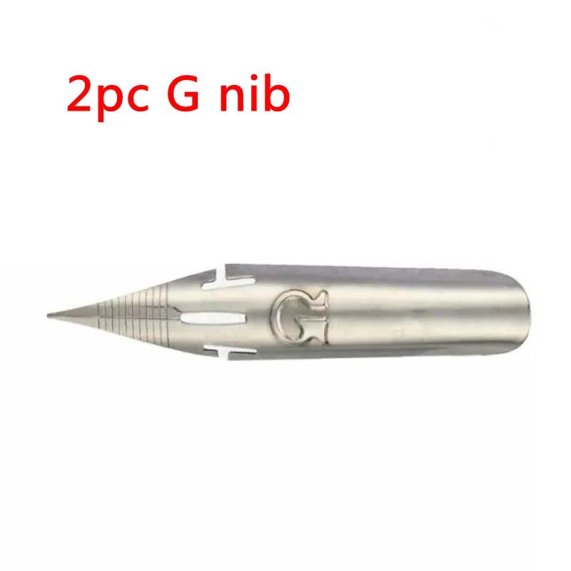 2pc G nib, наконечник для авторучки из нержавеющей стали