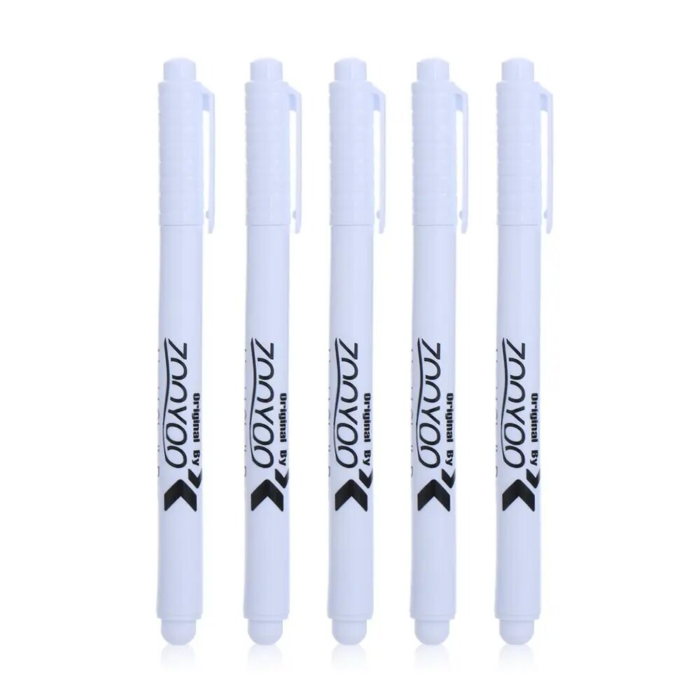 Жидкие маркеры для стекла белые 5pcs