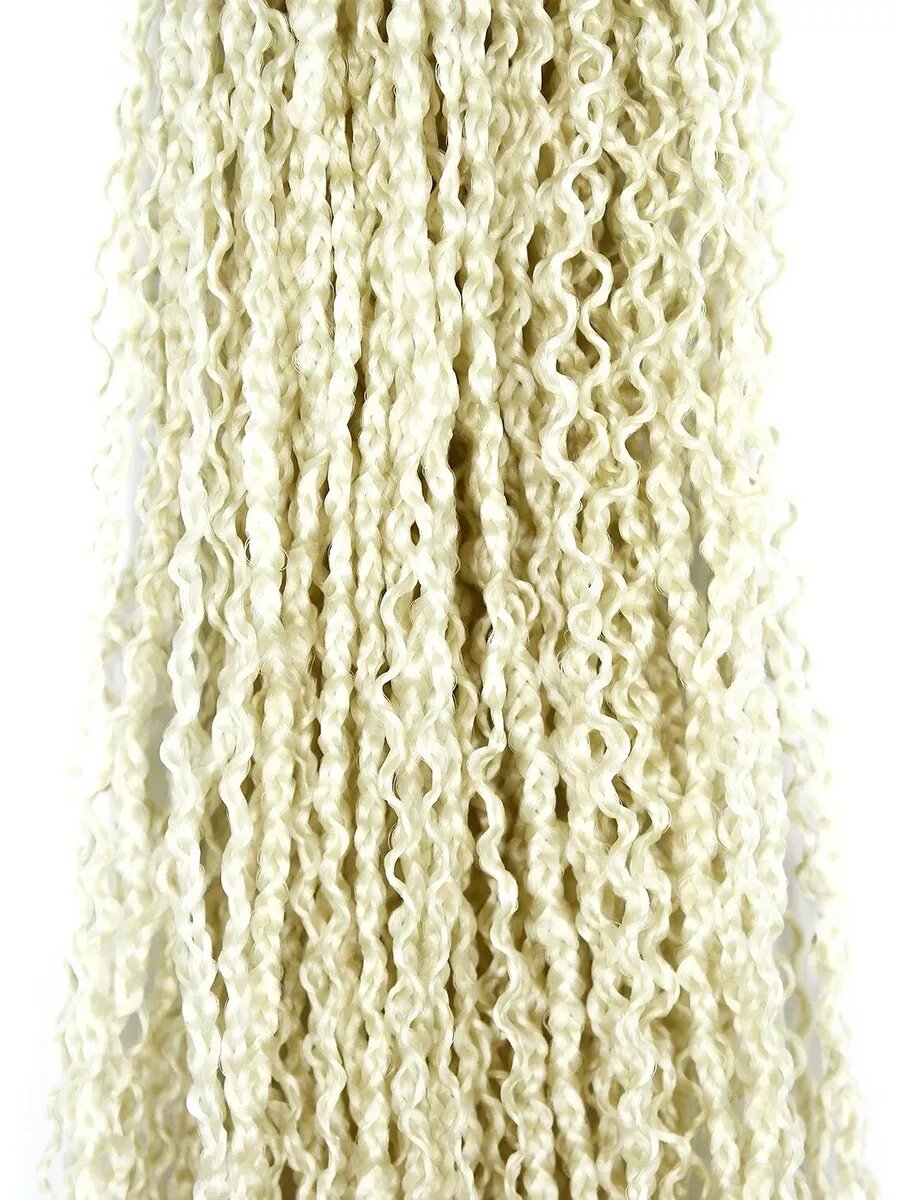HAIRSHOP зизи гофре косички для плетения, цвет 613 (Натуральный блонд) 110 см