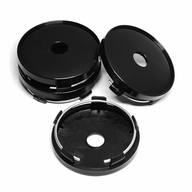4 шт. 60 мм для 56 мм/56,5 мм логотип, черный, хром, серебристый, пластиковый, центральная крышка ступицы колеса автомобиля, колпачок ступицы колеса автомобиля, пыленепроницаемая крышка