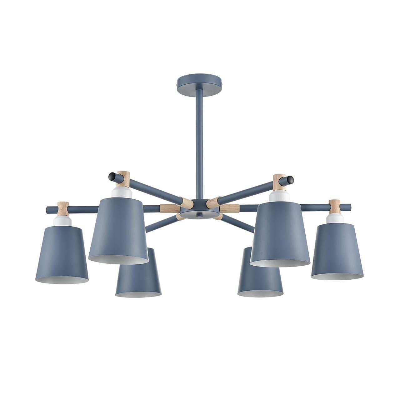 Потолочная люстра Lumion Rosalina 8098/6C, E27, 360Вт, кол-во ламп:6шт, Синий