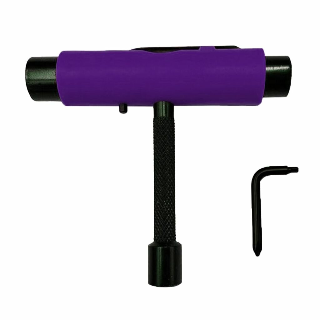 Универсальные инструменты для скейтборда Портативный аксессуар T с шестигранным ключом и отверткой головкой L-образного типа