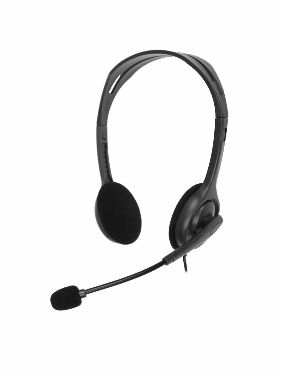 Наушники с микрофоном Logitech H111 серый 2.35м
