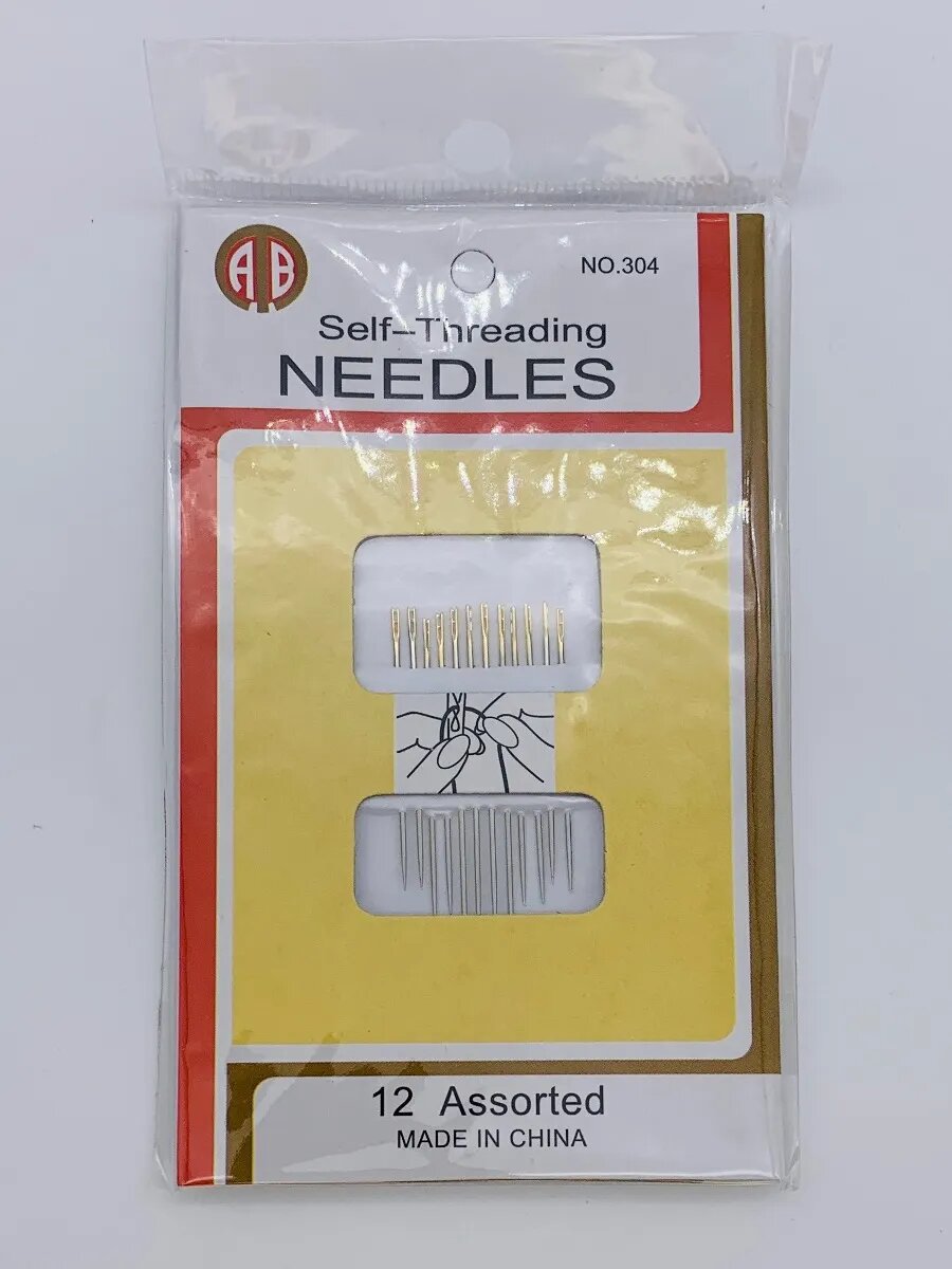 Набор игл Сундучок Мастерицы, для слабовидящих, нержавеющая сталь, 12шт