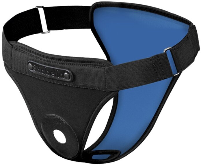 Трусики Sitabella для страпона 2 плага черные размер S/L