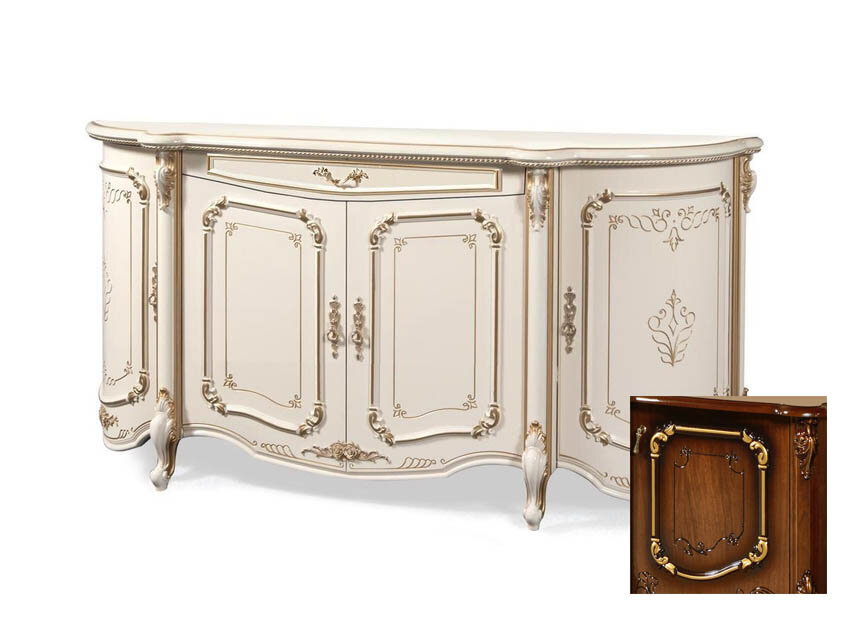 Комод Слониммебель "Элиза", с ящиками, классический стиль, 186,4х50,1х96,8 см