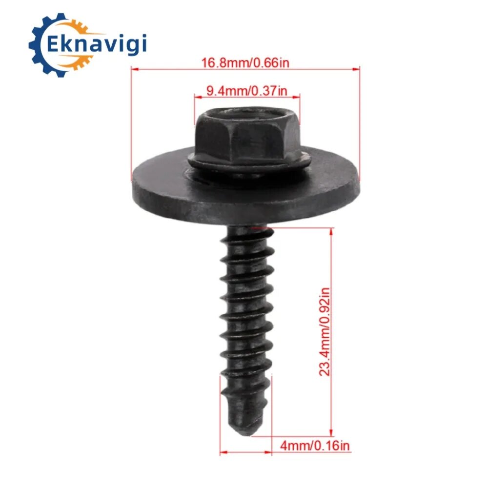 10 шт. OE11570498 11547420 Болты-винты для крыльев и бамперов, совместимые с GM Buick Chevrolet Corvette Cadillac