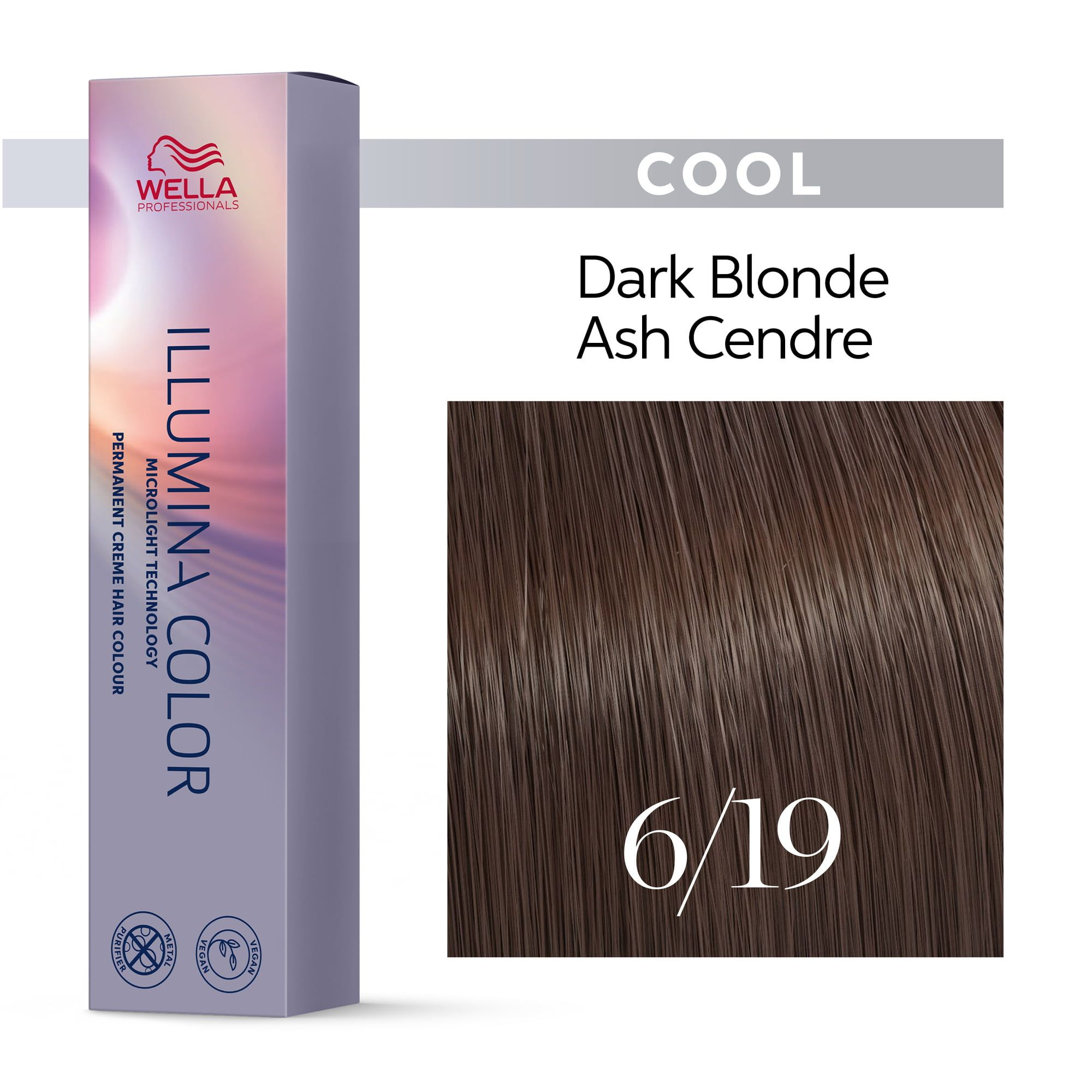 Wella Illumina Color 6/19 - Стойкая краска темный блонд пепельный сандре 60 мл
