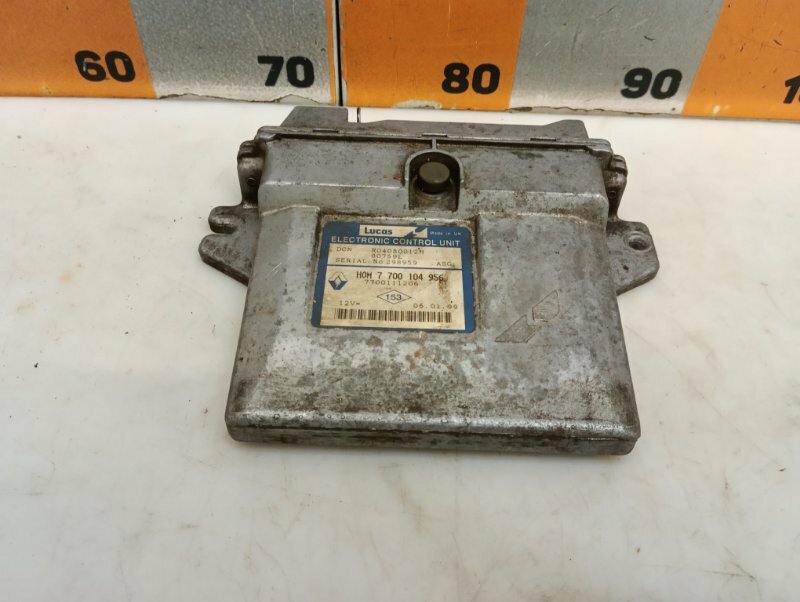 Б/У Блок управления ДВС, мозги, 1.9 дизель Блок управления двигателем Renault Kangoo 1999 1, KC 369877 RENAULT арт. 7700104956