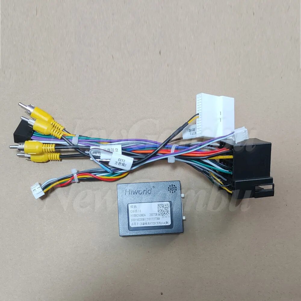 NewGambu для Changan Chanan CS35 Plus 2020 Canbus и кабель аудио адаптер комплекты отделки панели приборной панели экран 2 Din