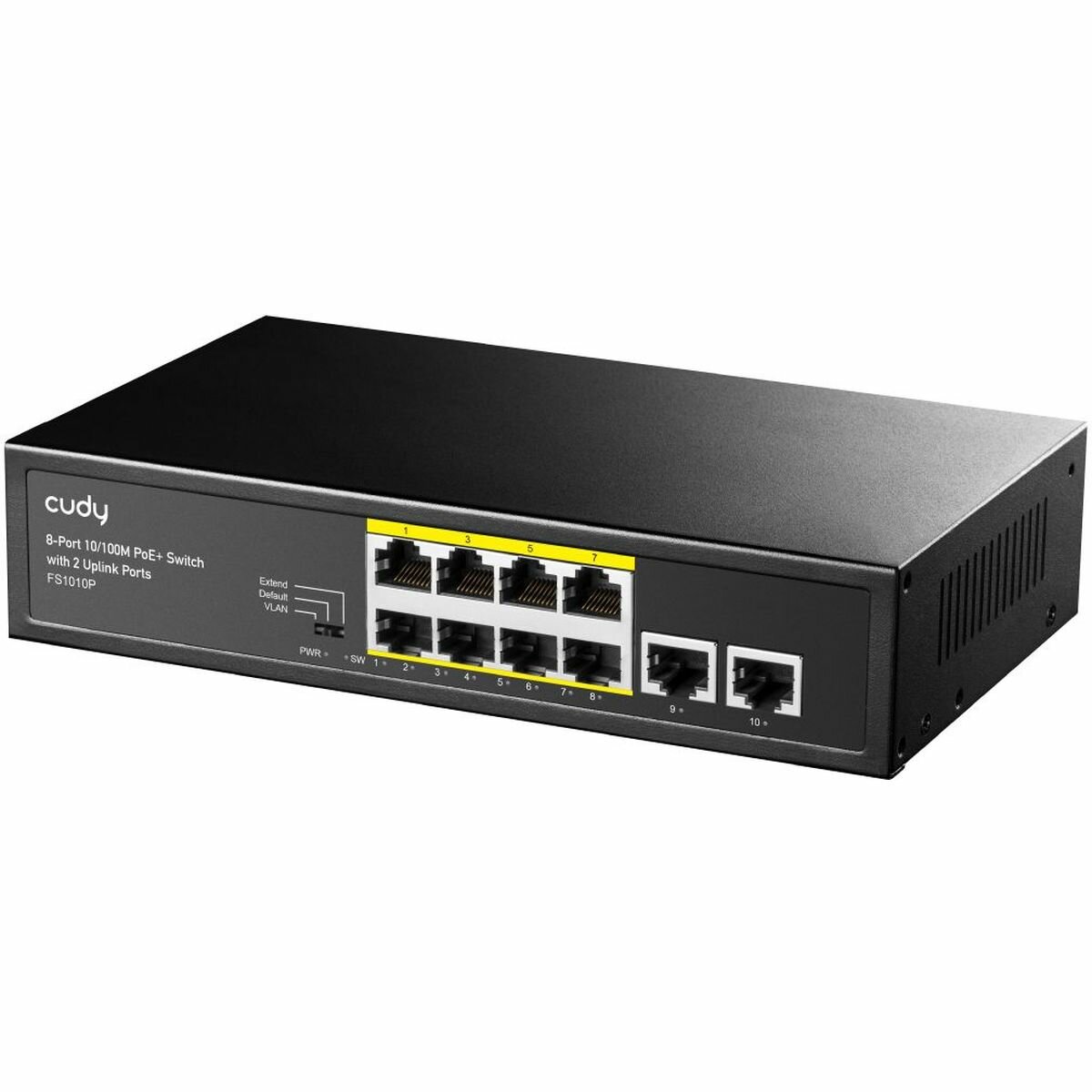 Коммутатор FS1010P (L2) 10x100Мбит/с 8PoE+ 120W