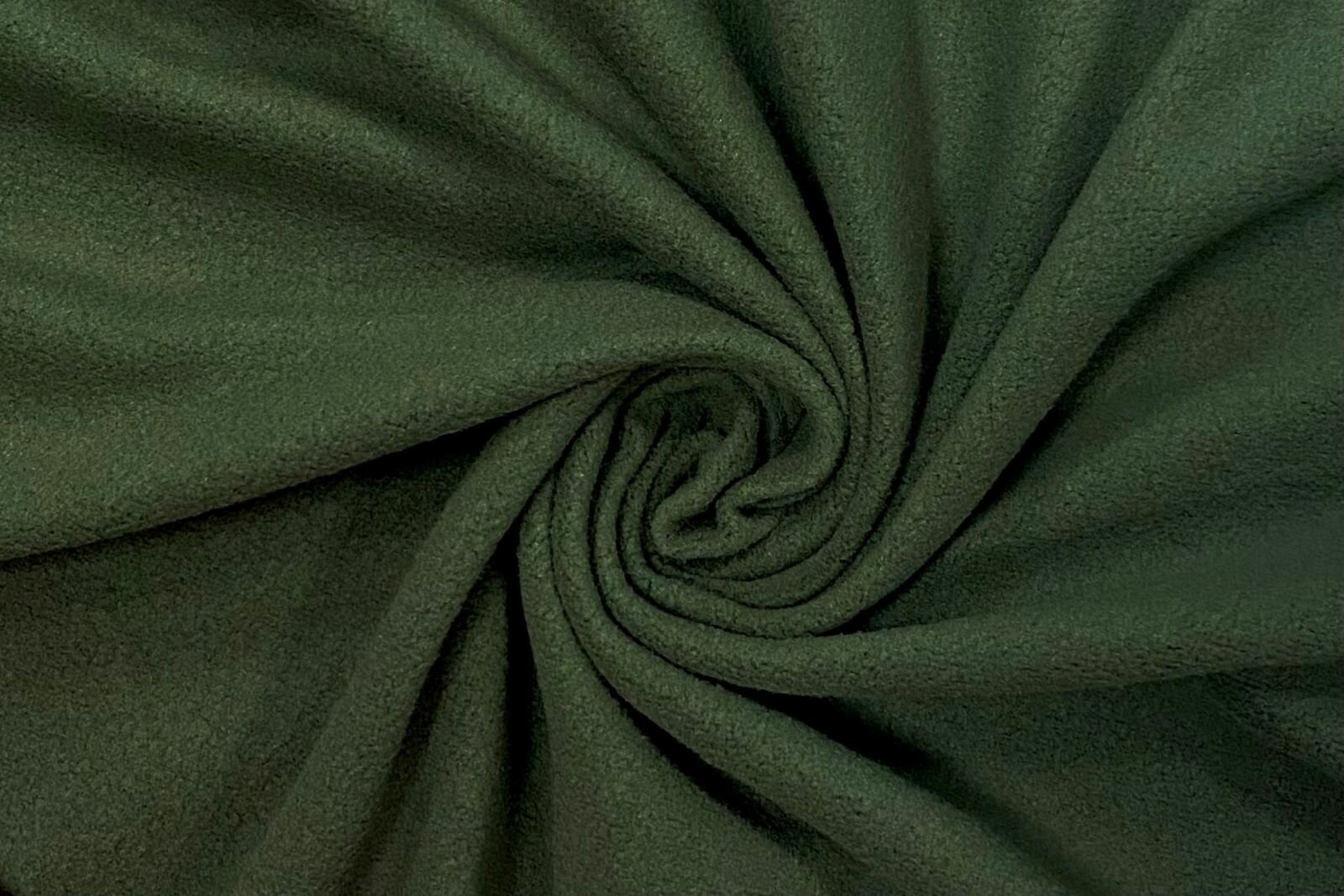 Ткань Трикотаж с начесом типа футер, травянисто-зеленого цвета, ш146см, 0,5 м