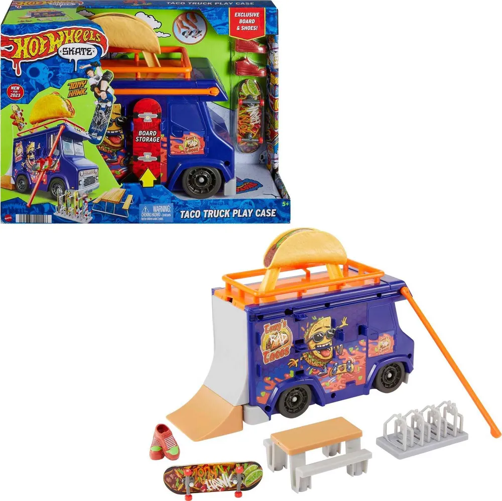 Игровой набор Hot Wheels Skate Taco Car Playset HMK00