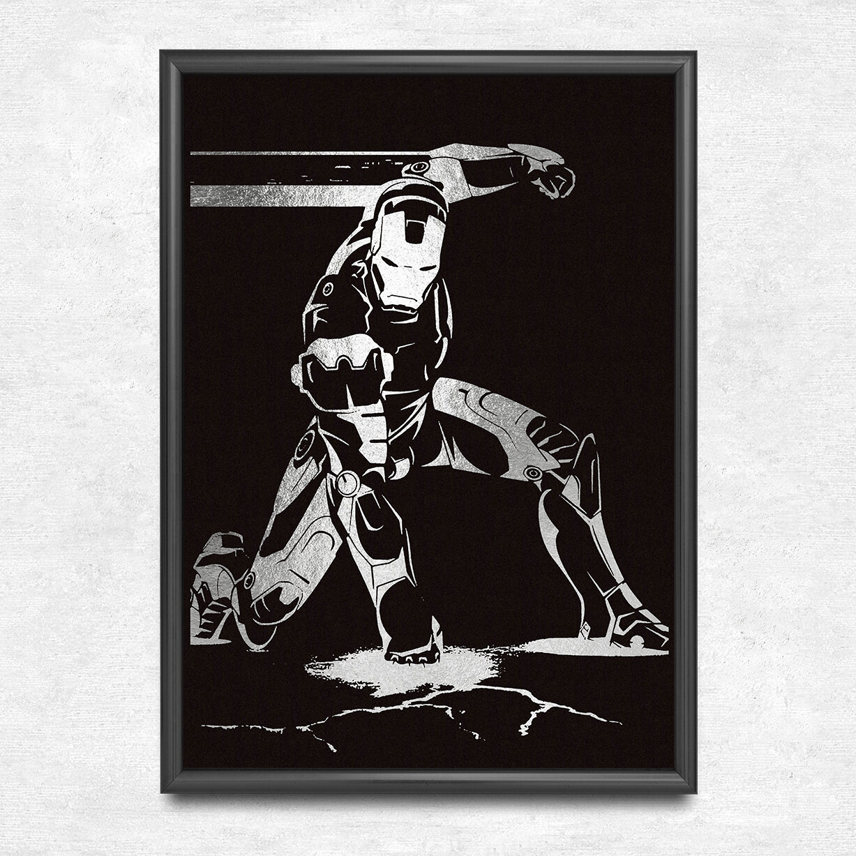 Постер Железный Человек / плакат для интерьера Iron Man. Марвел, Marvel, комиксы, фильмы, игры