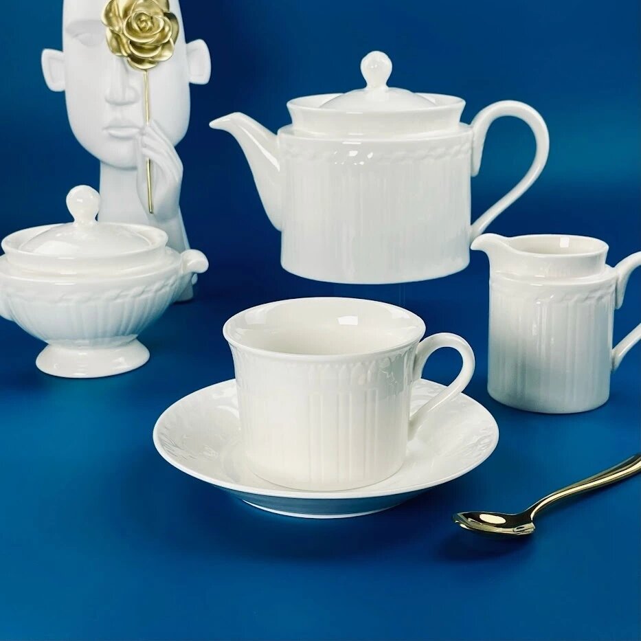 Чайный сервиз 17 предметов 340мл Фарфор 305-319 118-305-319