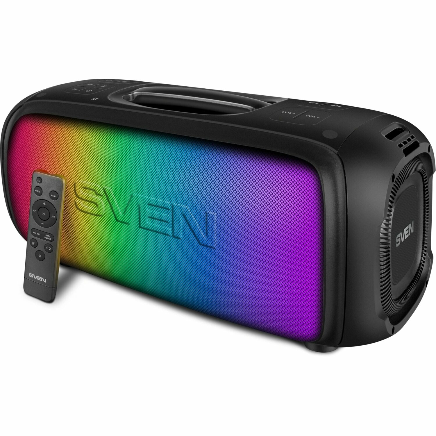 Портативная колонка Sven PS-860 sv-022518, Bluetooth, 100 Вт, черная