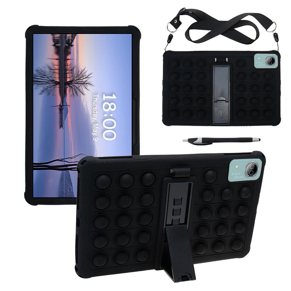 Чехол для Teclast T60 Plus T60AI T60AI 12 Inch, Black and Strap