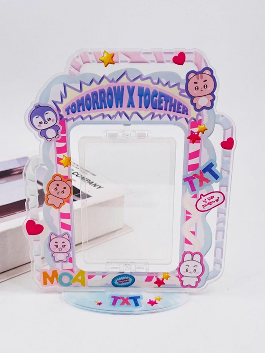 Акриловая фоторамка, стенд для фото, карточки кпоп TXT