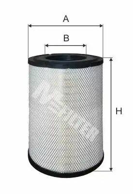 Фильтр воздушный H492 D282 d153 FORD CARGO