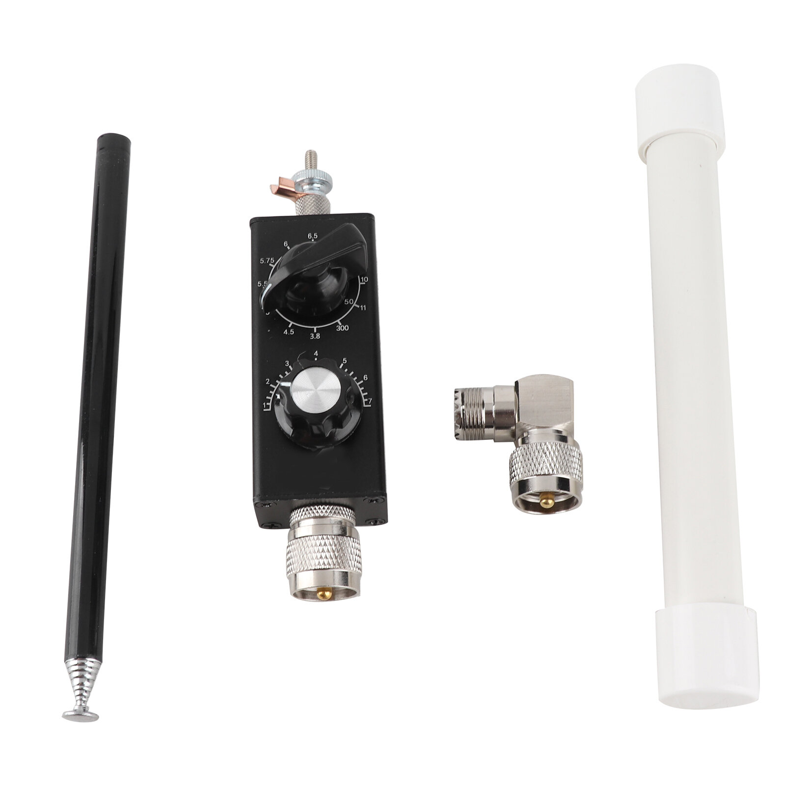 Коротковолновая антенна QRP 20 Вт, 3,5 470 МГц, высокочастотная, настроенная на весь диапазон, разъем M4, портативный любительский радиоприемник