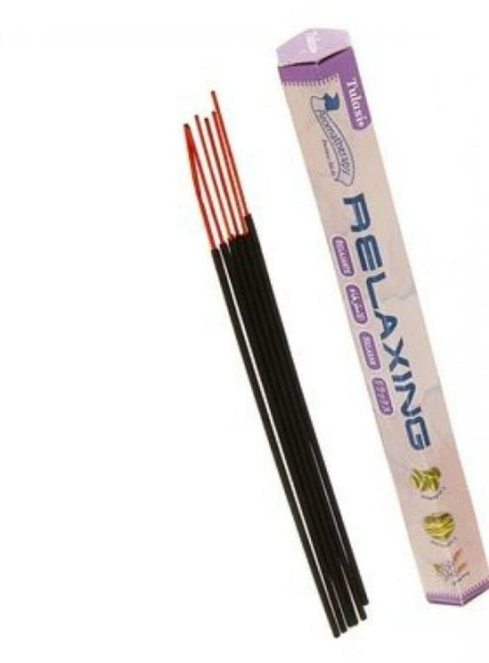 Tulasi RELAXING Aromatherapy Incense Sticks, Sarathi (Туласи благовония расслабление, Саратхи), уп. 20 палочек.