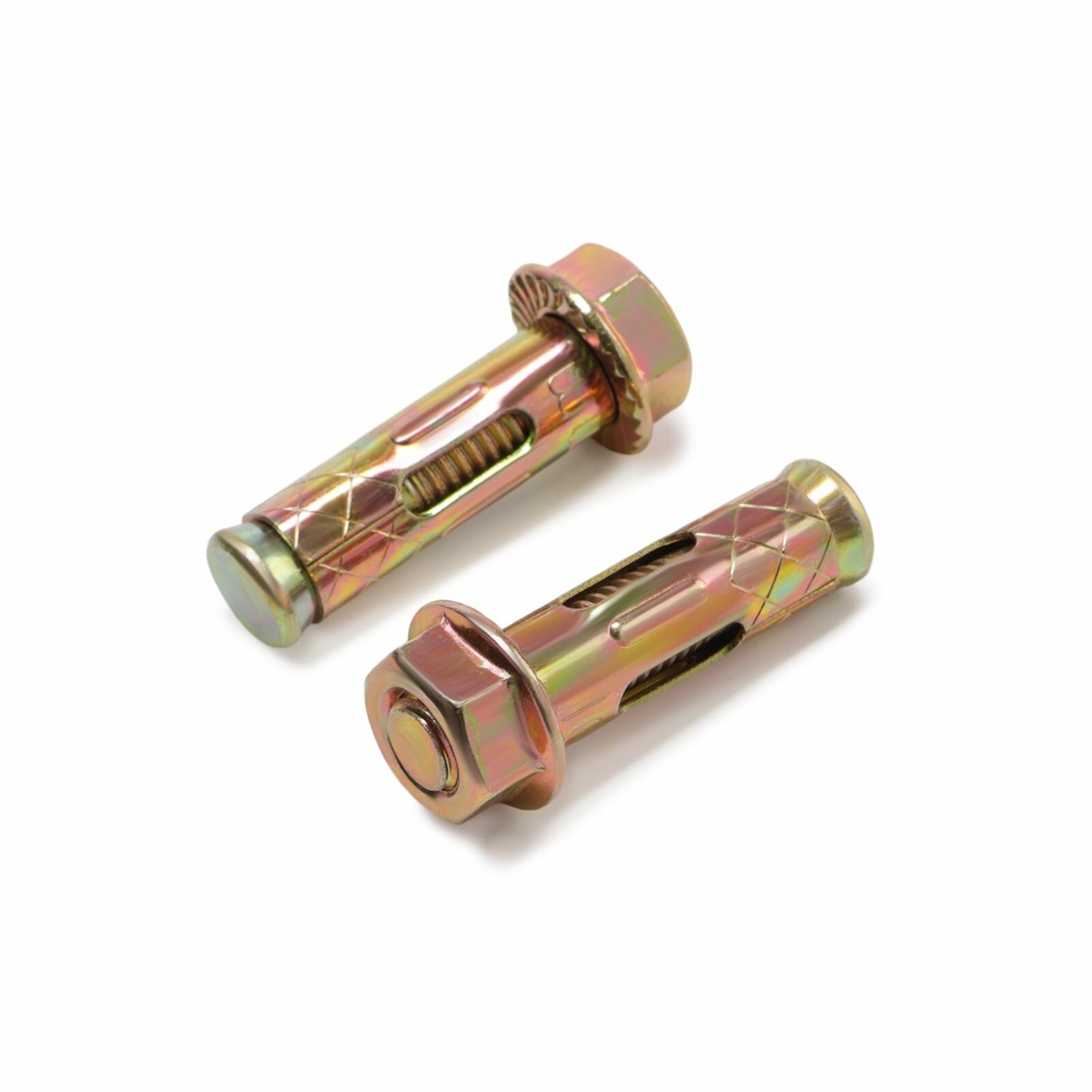 Анкерный болт тундра, с гайкой, оцинкованный, 10х40 мм, 120 шт