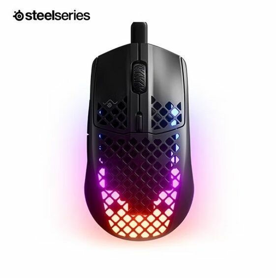 SteelSeries Игровая мышь проводная Aerox 3, чёрный металл