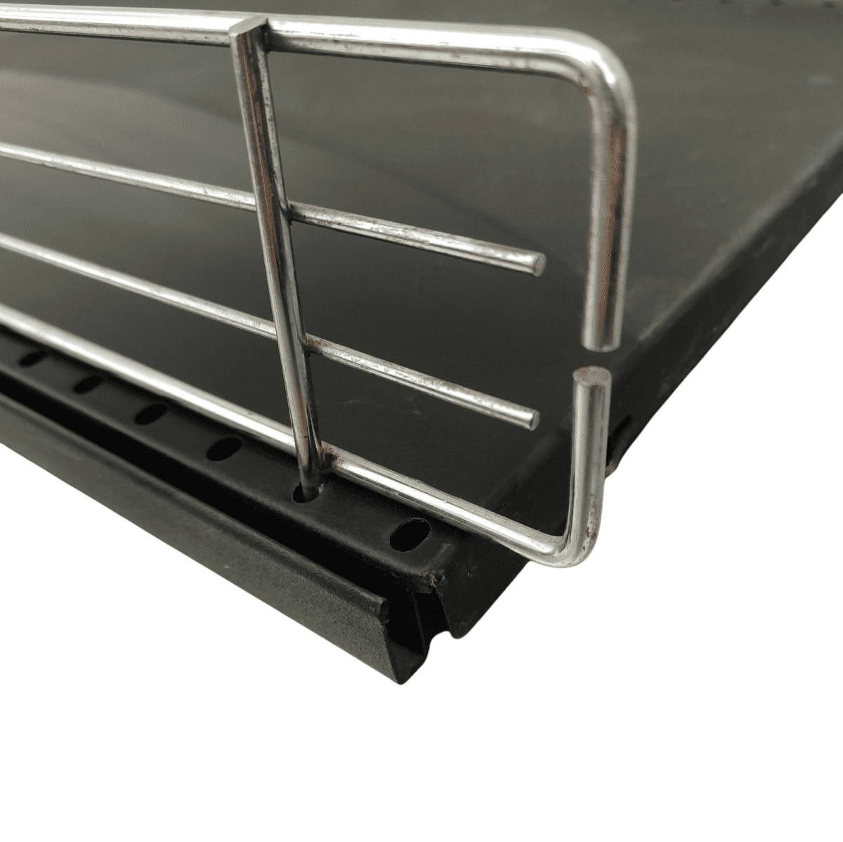 Ограничитель полки "Купец", хромированный, 1320x80x100мм, 5шт.