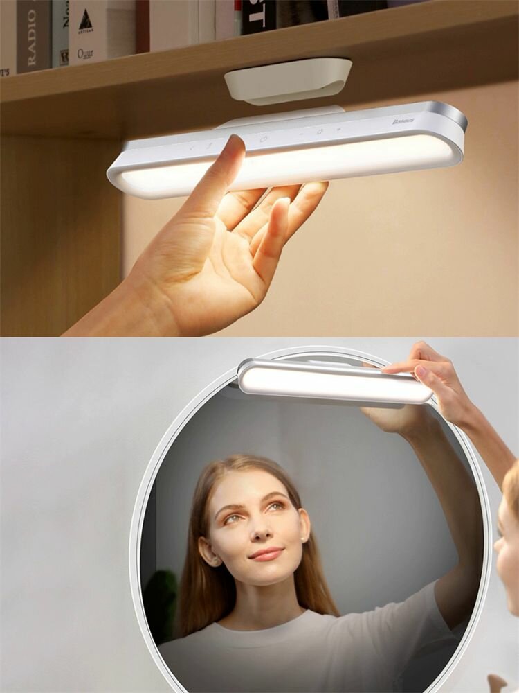 Светодиодная лампа с магнитным креплением Baseus Magnetic Charging Desk Lamp Pro 3000-5000K DGXC-02