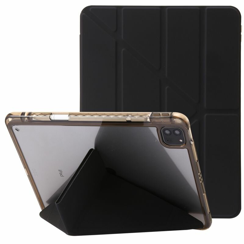 Чехол для Apple iPad air (2020 / 2022) Pro 11 2020/2021/2022, С магнитом, С карандашными канавками, Прозрачный полимерA