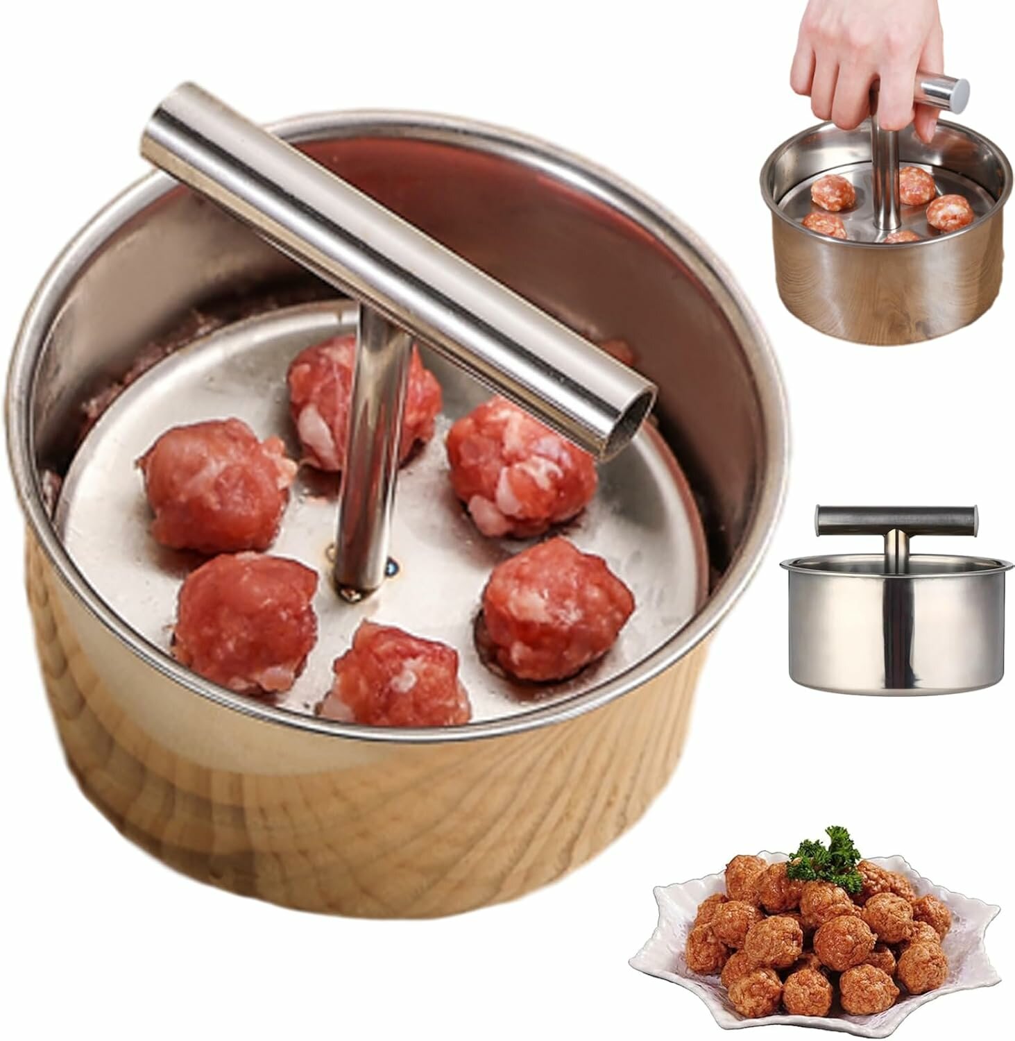 Бытовые инструменты для приготовления фрикаделек из нержавеющей стали