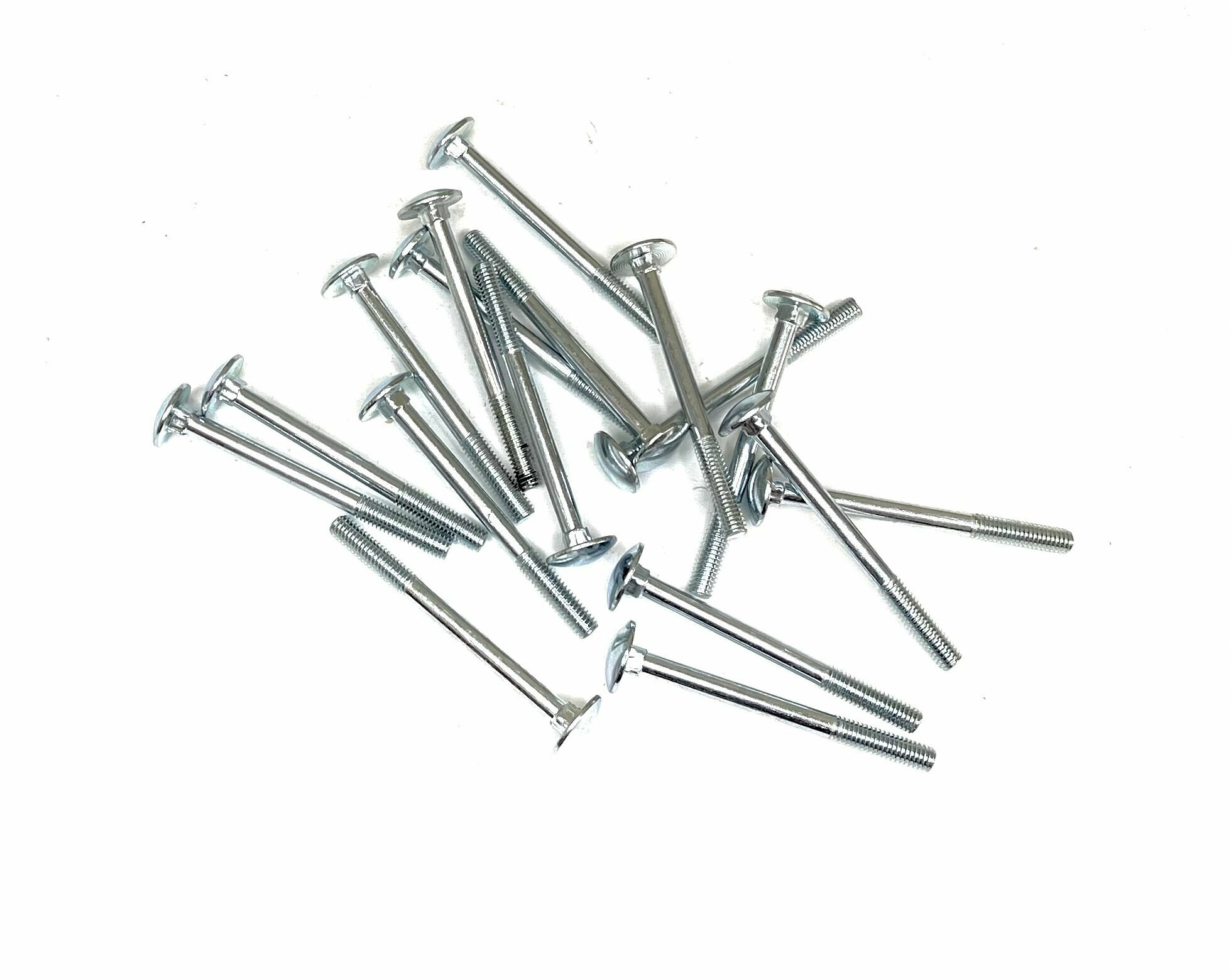 Болт мебельный 10х50 DIN 603 , цинк (20шт)