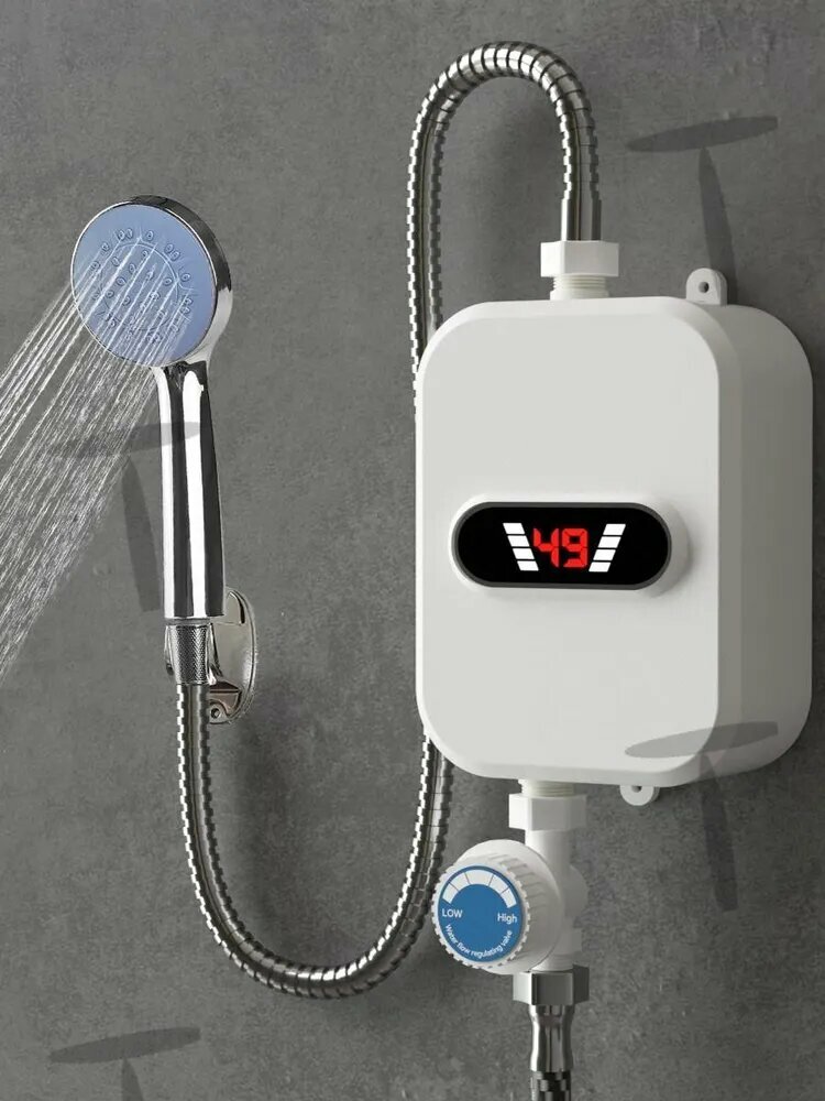 Мини-душевой набор с мгновенным электрическим водонагревателем постоянной температурыOU