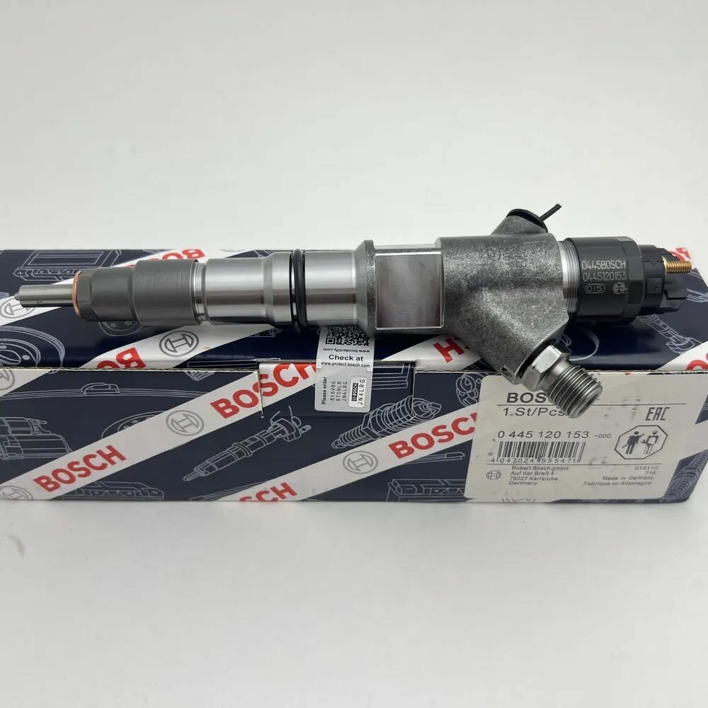 Форсунка Bosch 0 445 120 153 для Камаз Common Rail Евро 3,4. Оригинал Китай. Артикул