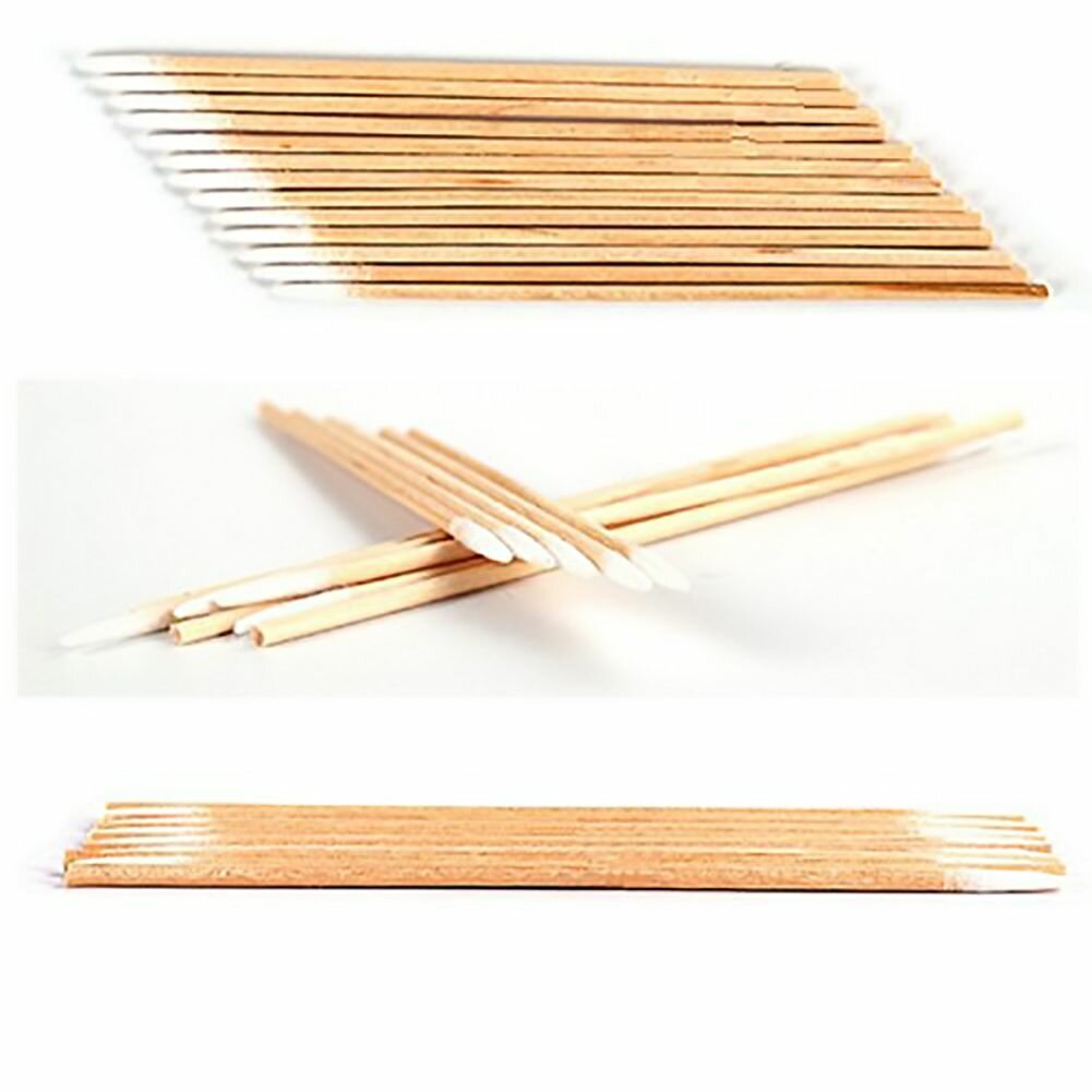 Аппликатор для микроблейдинга для макияжа, 300 шт, одноразовый ватный тампон, инструмент для наращивания ресниц, удаление и очистка макияжа для мастеров по наращиванию ресниц и косметологов