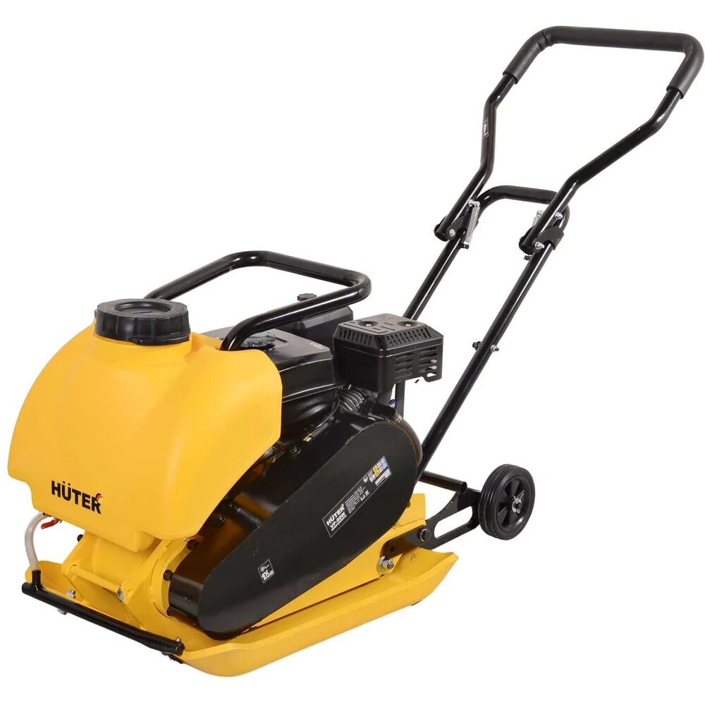 Виброплита Huter VP-90W 74/6/4, бензиновый четырёхтактный двигатель H163, корпус из высокоуглеродистой стали