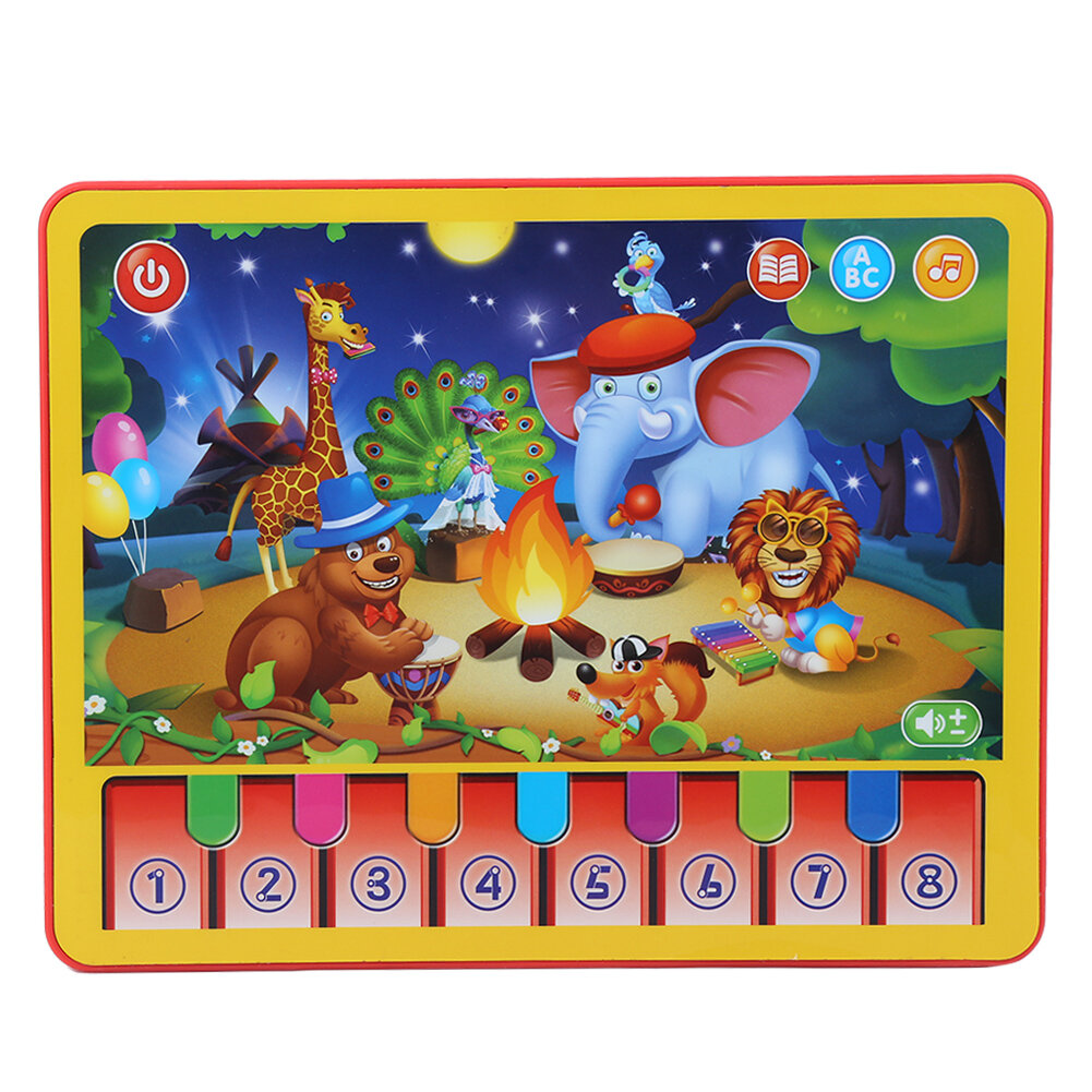 Детский планшет для чтения историй, сенсорный экран, детская образовательная игрушка для обучения, учебы, 2602A