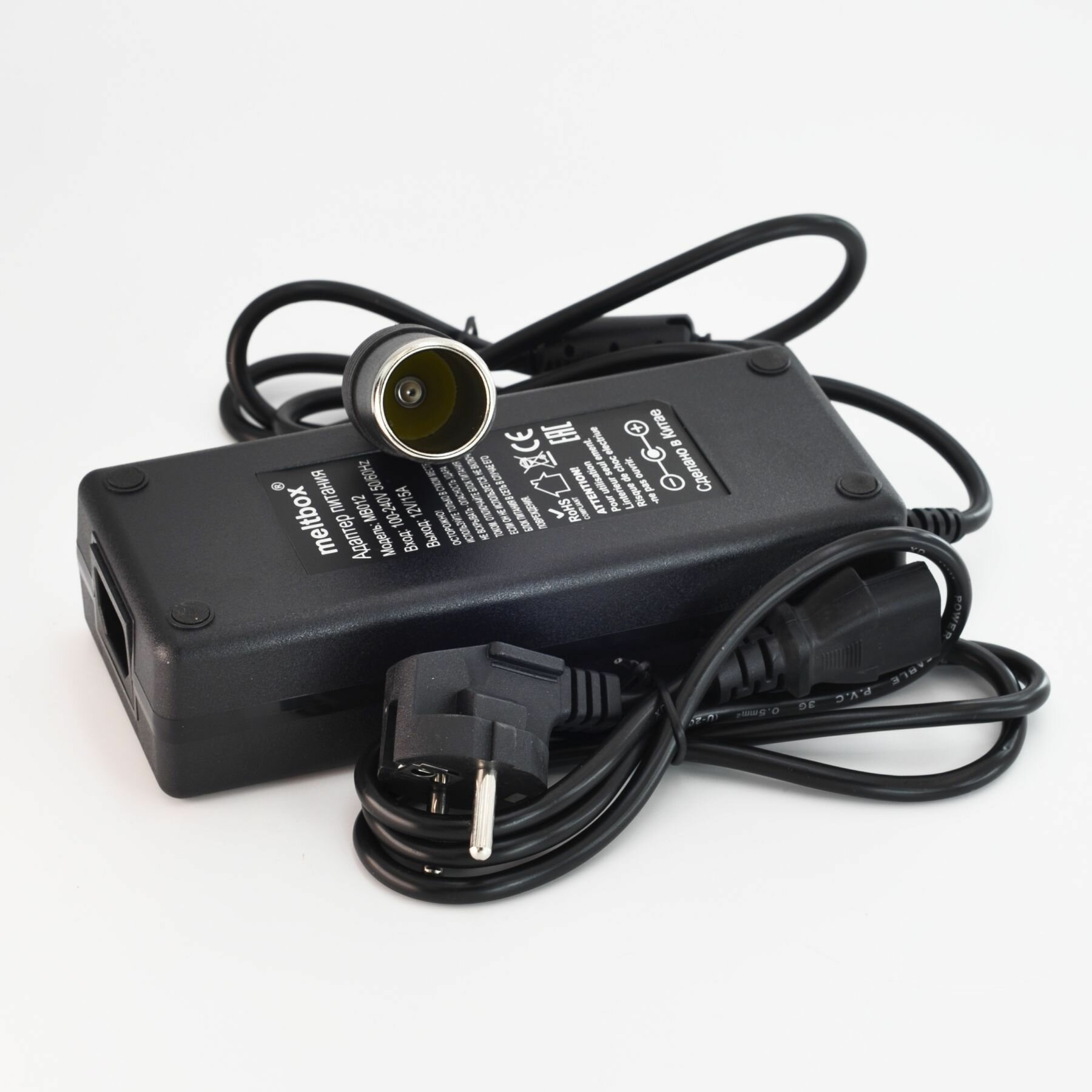 Адаптер сетевой с гнездом прикуривателя 220V 12V 15A