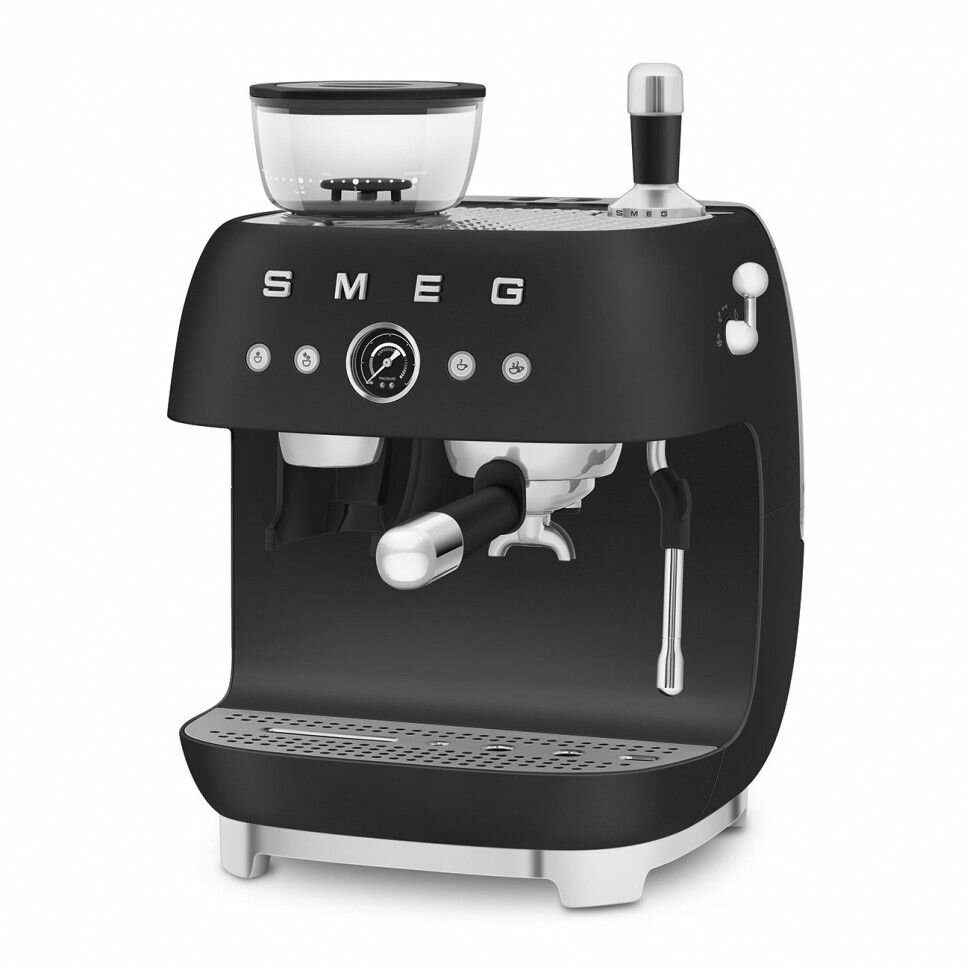 Кофемашина Smeg EGF03BLMEU ("матовый черный") новинка 2025