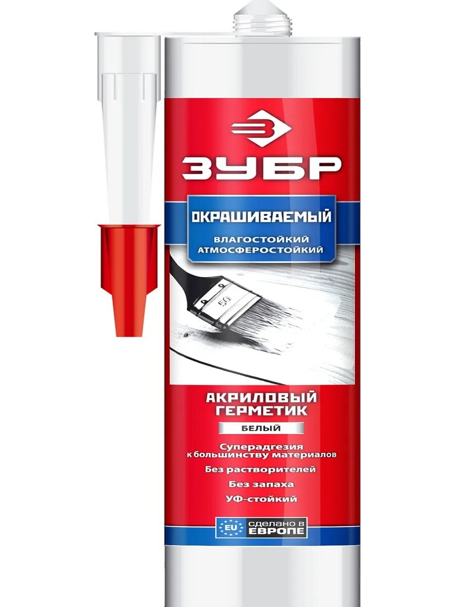 280 мл, белый, акриловый герметик (41231-0)