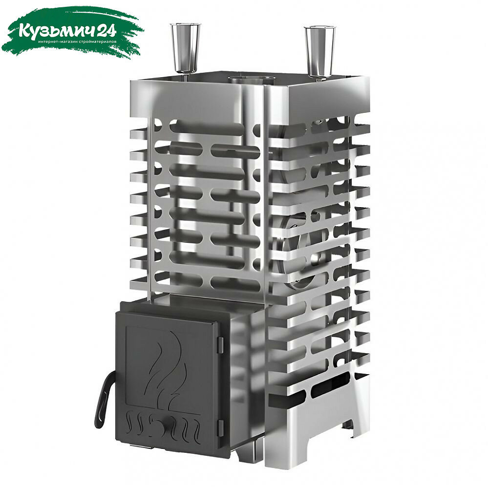 Печь для бани Aston 20 Inox глухая дверца, 22 кВт, d 115 мм, до 22 куб. м, 1 шт