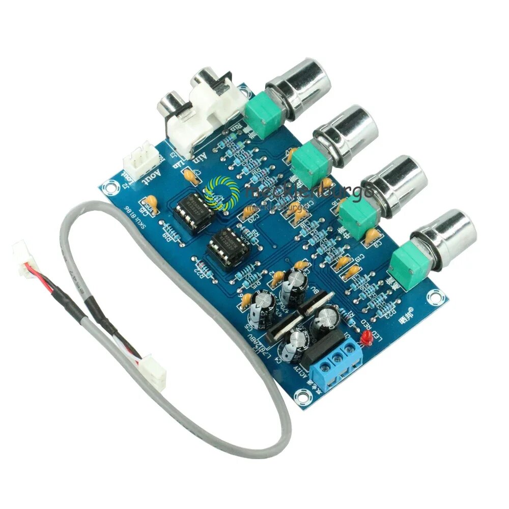 Предусилитель для телефона NE5532 Stereo Pre-усилитель предусилитель Tone Board Audio 4 усилитель каналов Module 4CH