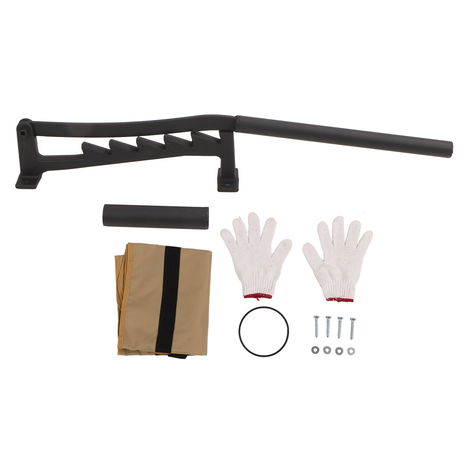 Настенный дровокол для растопки из высокоуглеродистой стали, ручной, разборный, экономящий труд, с сумкой для дров и перчатками, дровокол для кемпинга, костра, барбекю