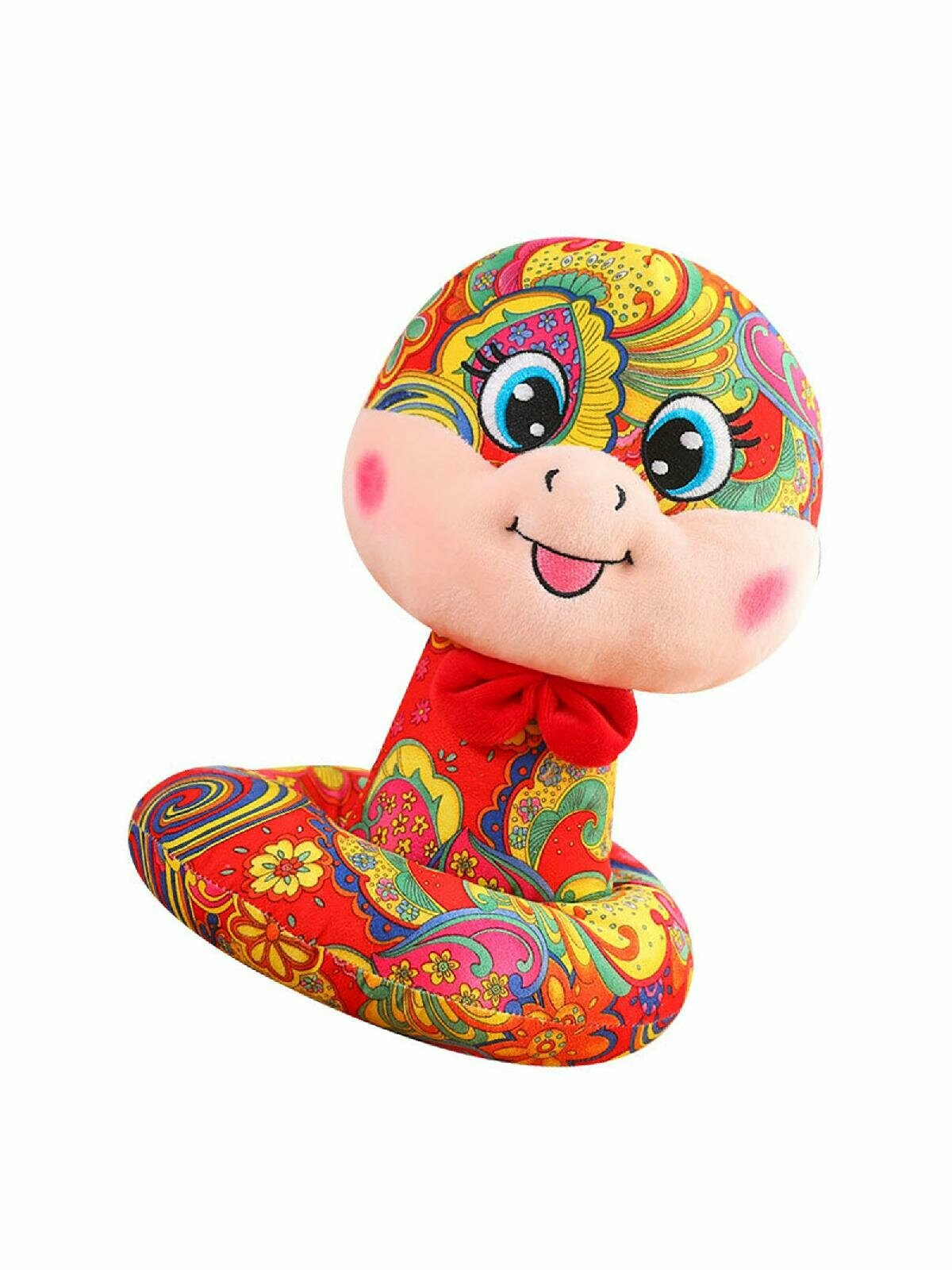 Мягкая Плюшевая Змея, Талисманы Китайского Зодиакального фестиваля, Декоры 2025 года, Реквизит