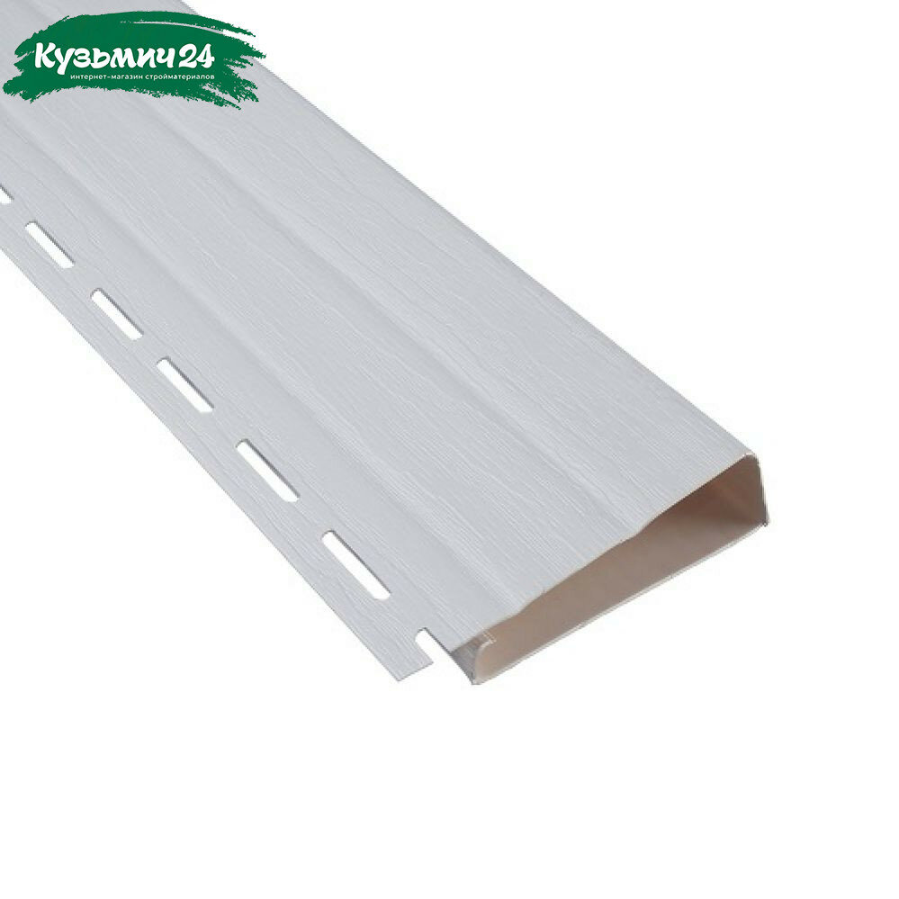 Сайдинг планка наличник белая 3м, 1 шт.